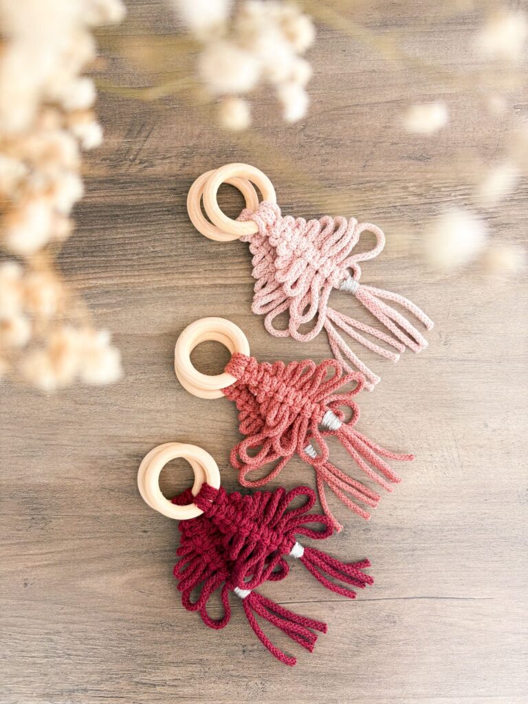 Tuto - Rond de serviette sapin en macramé - L'atelier de Valentine